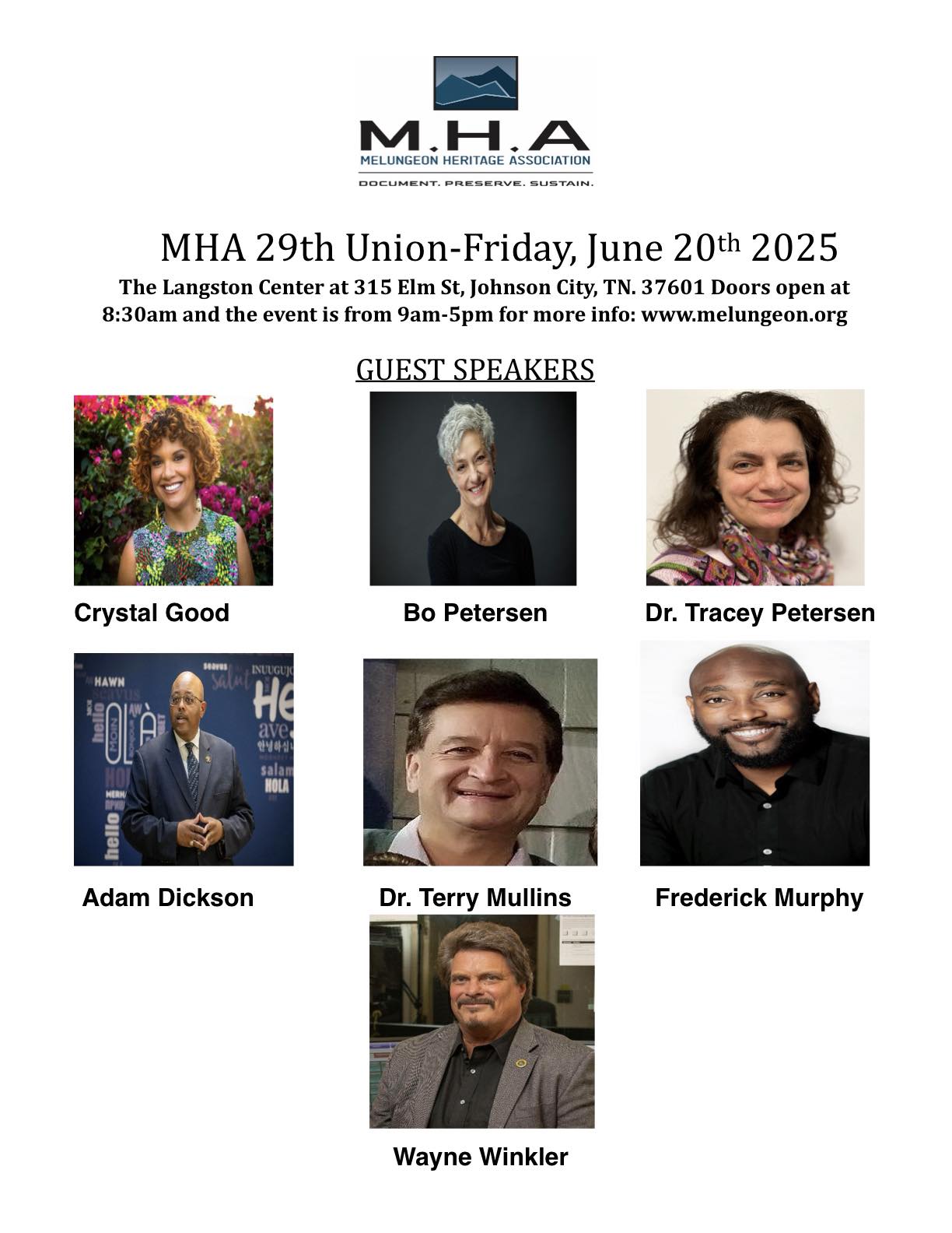 29th MHA Union/conference - Melungeon Heritage Association